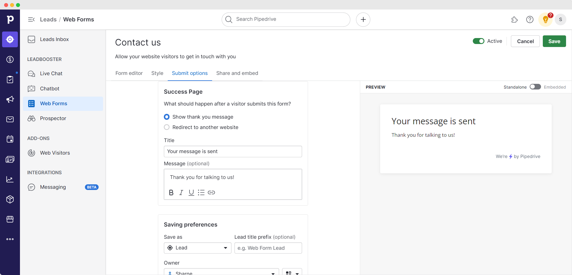 How to Create Pipedrive Forms with Conditional Hidden Fields